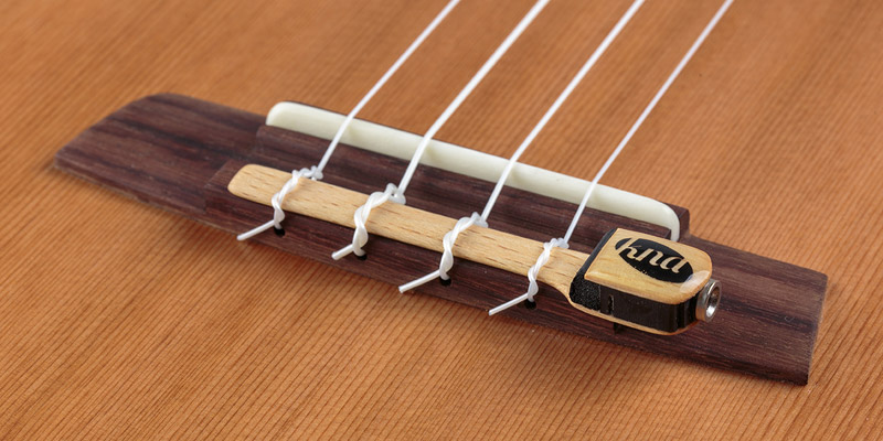 Kremona Coco Tenor Ukulele, Solid Cedar Top With Pickup and Case