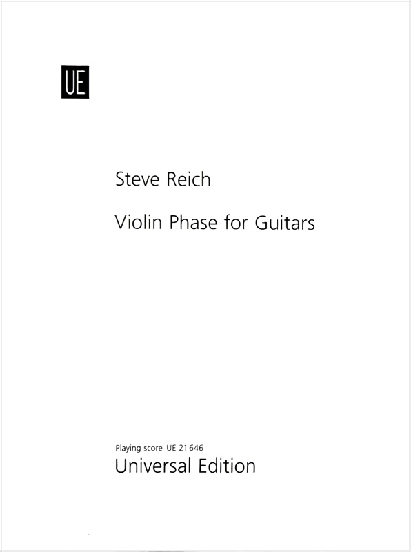 Reich | Violin Phase for 4 guitars